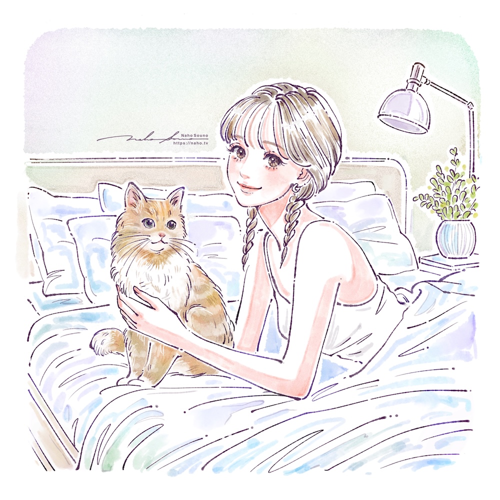 女性・女の子のイラスト / イラストレーター・ ソウノナホ - NAHO GRAPHICS