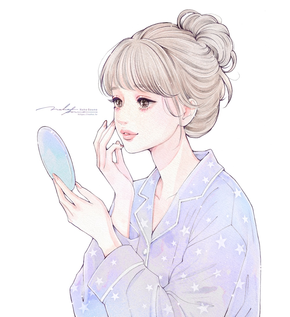 女性・女の子のイラスト / イラストレーター・ ソウノナホ - NAHO GRAPHICS