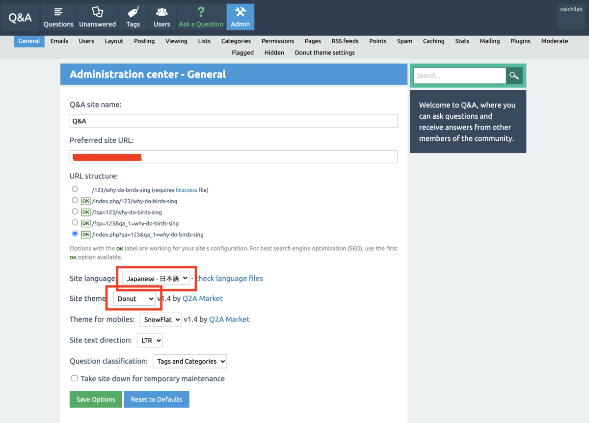 question2answerを使ってQ&Aサイトを立ち上げてみる - naichi's lab