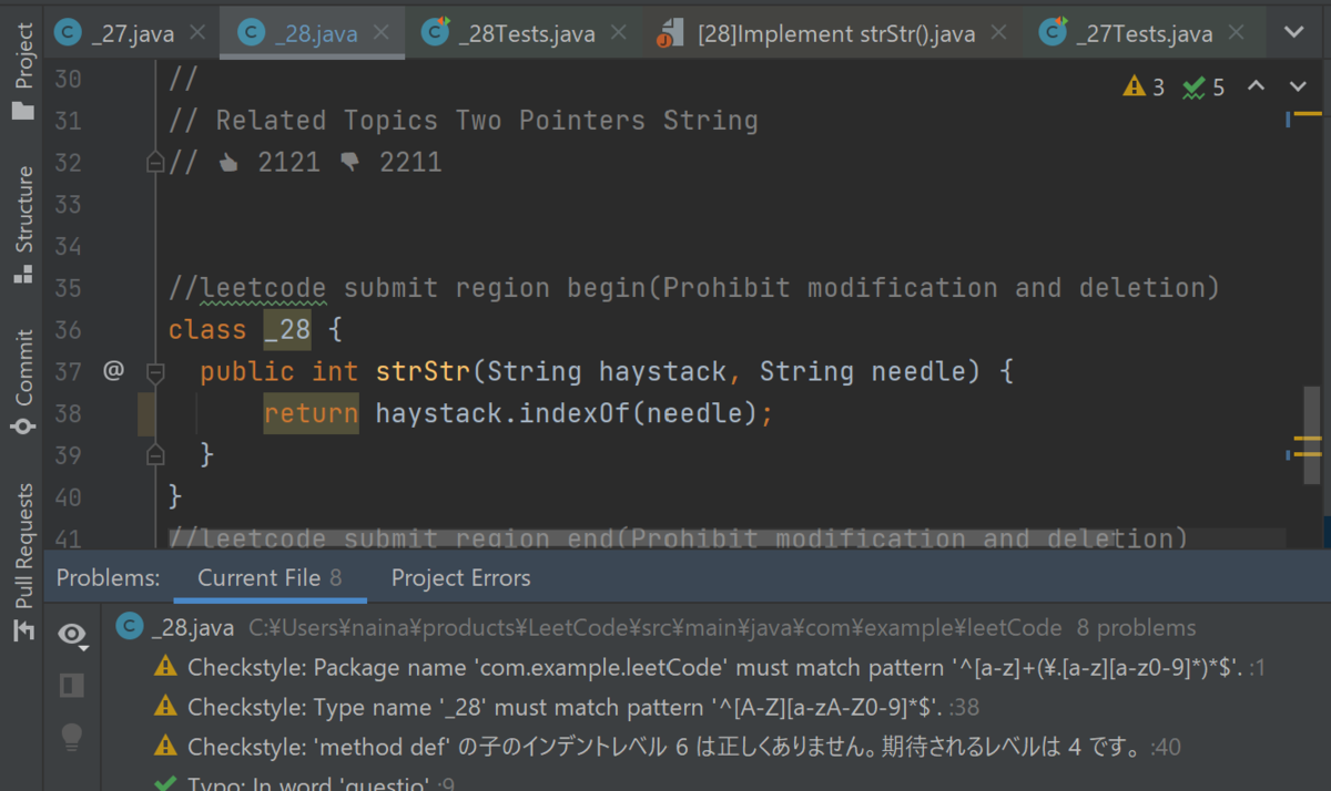IntelliJ IDEAでCheckstyleを適用する（自動フォーマットにも適用させる） - きり丸の技術日記