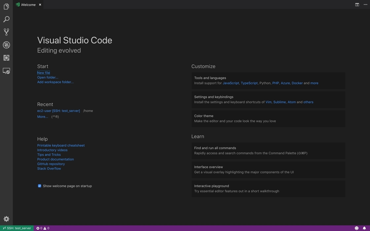 VSCodeの新機能「VS Code Remote」を使ってみた - ネットワークエンジニアのアレ