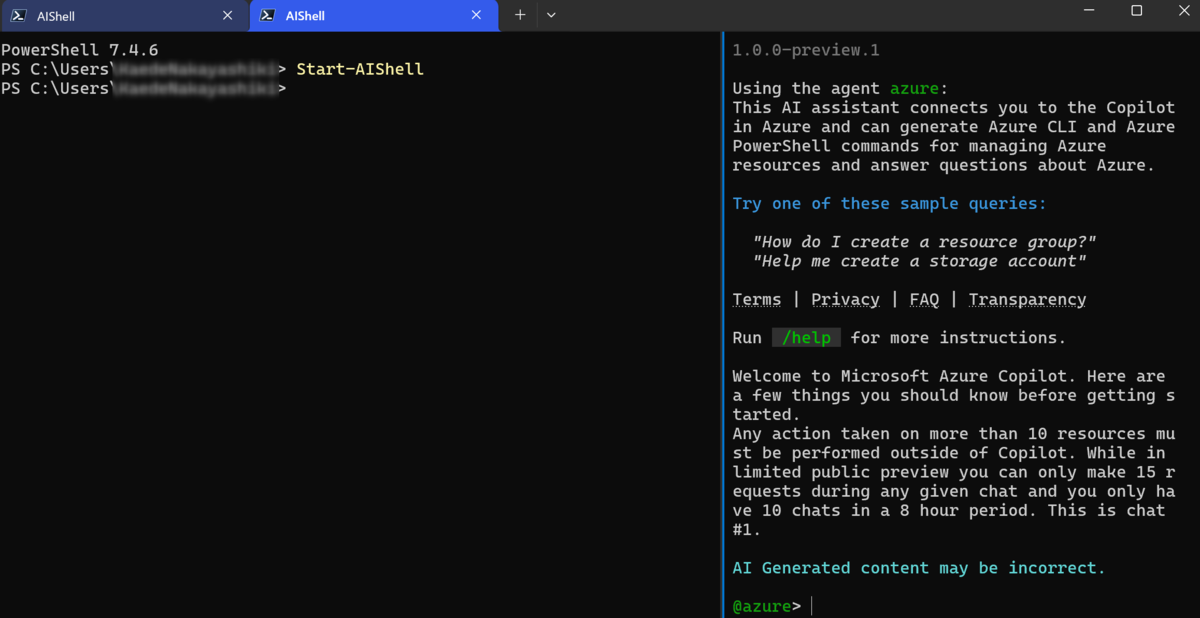 AI Shellを利用してみよう！ - Alternative Architecture DOJO