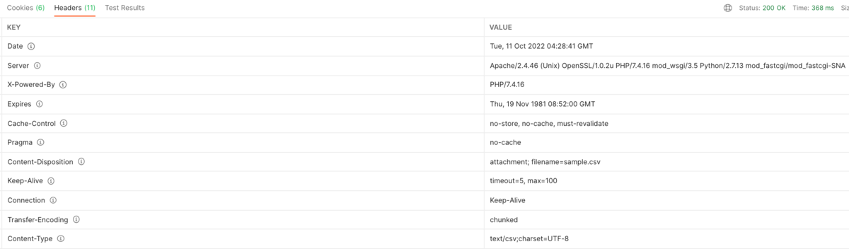 【PHP】CSV出力したいのにheader()関数が効かない - コードロード