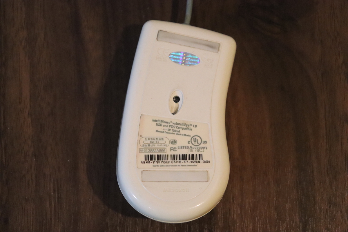 Microsoft IntelliEye Mouse 1.0 - なかやんブログ