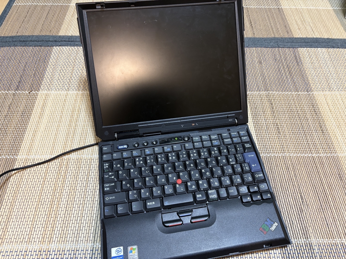 ThinkPad X31 ボタン電池交換で悲劇発覚 - なかやんブログ
