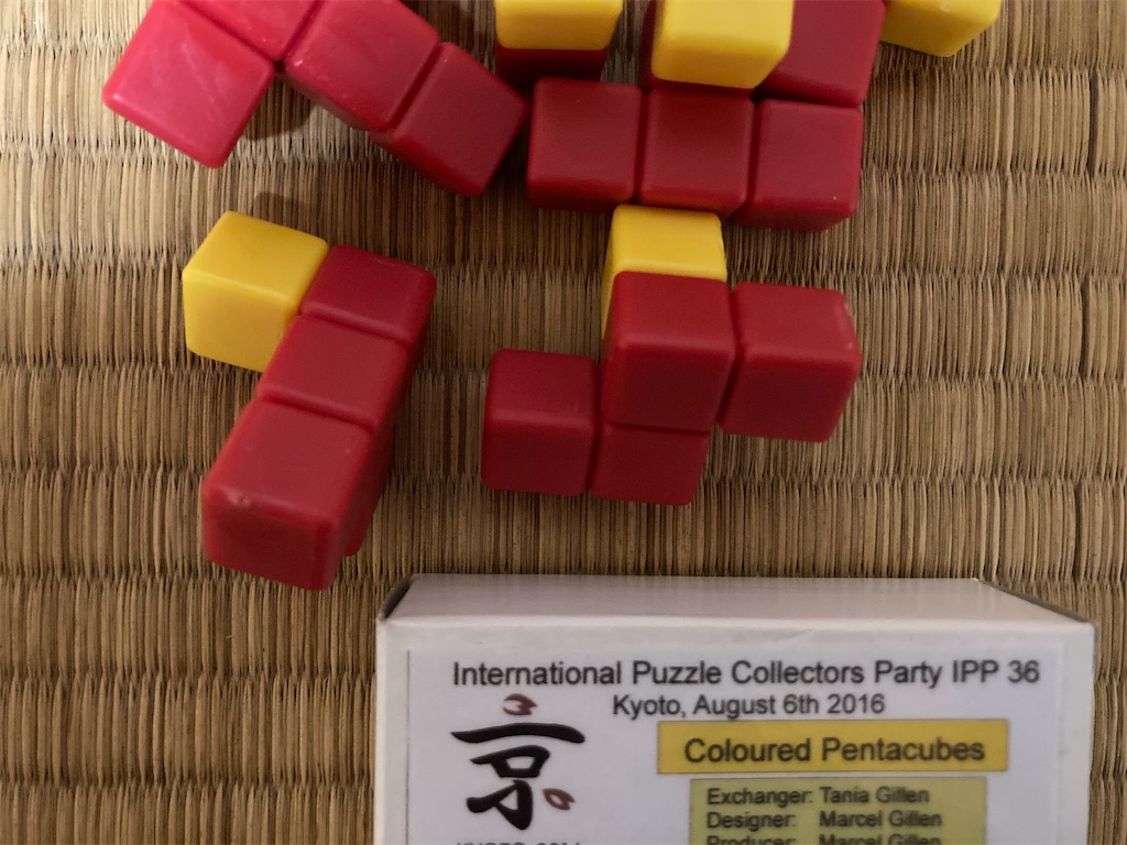 Coloured Pentacubes - パズル覚え書き