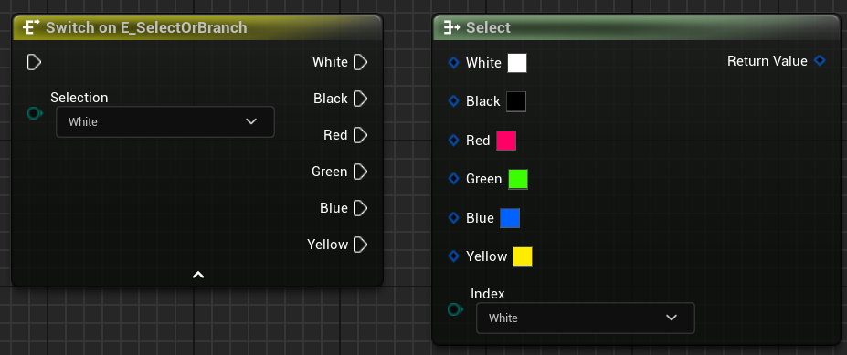 【UE4・UE5】〈Tips〉検証 - BP の Switch と Select ノードはどちらが軽いか?? - ゲーム開発備忘録