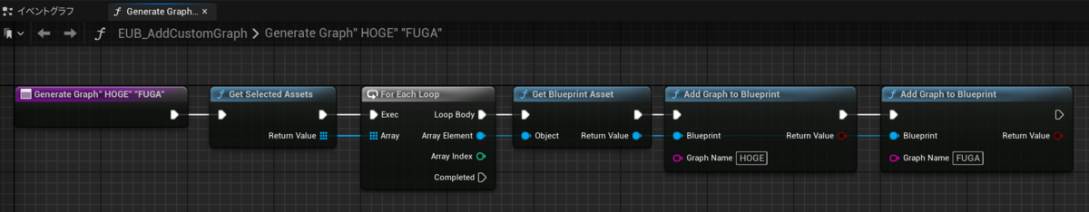 【UE4・UE5】〈Tips〉ブループリントグラフを生成するエディタユーティリティを作る - ゲーム開発備忘録