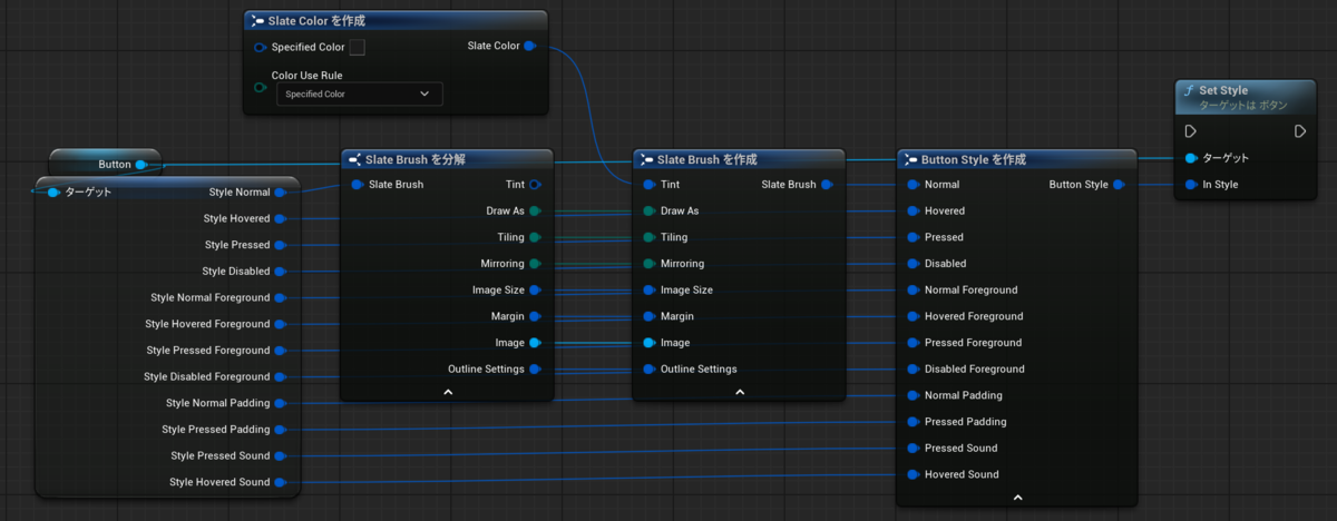 【UE4・UE5】〈Tips〉UIボタンのデザインやプロパティをBPから上書きする方法 - ゲーム開発備忘録