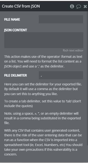 ユーザーが任意のタイミングでcsvを出力可能！csv creator プラグインについて - ノーコード ラボ