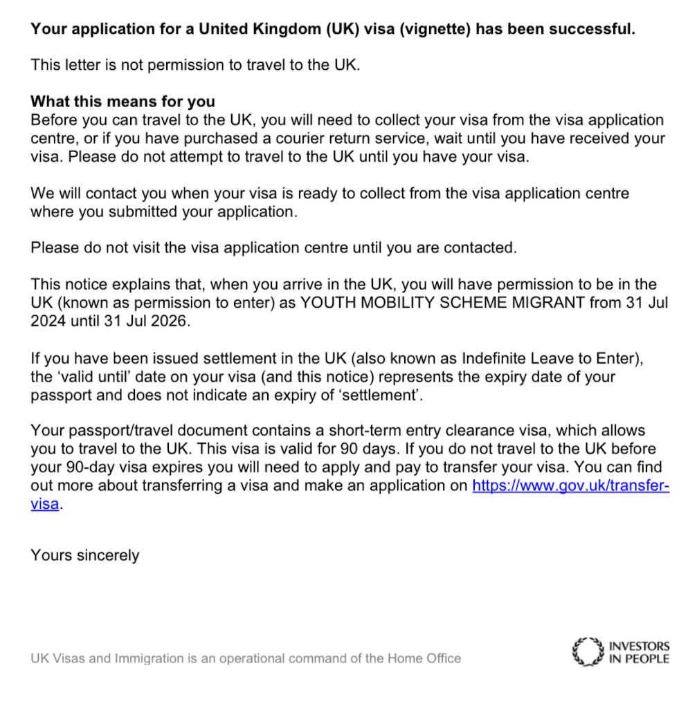 YMSビザ申請が無事に通過しました👏 - 27歳ハピギャルの人生勝ち組になるまでの道のり💖