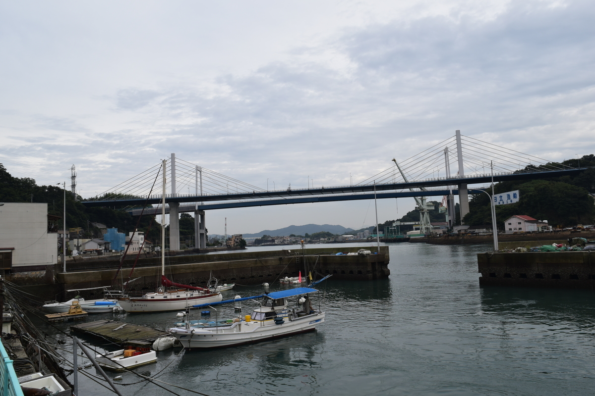 2017年10月17日、169日目（岡山県笠岡市～広島県尾道市） - ナスの自転車で日本一周