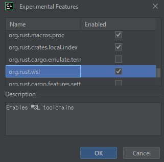 Rust+Clion+WSL2のメモ - ぱたへね