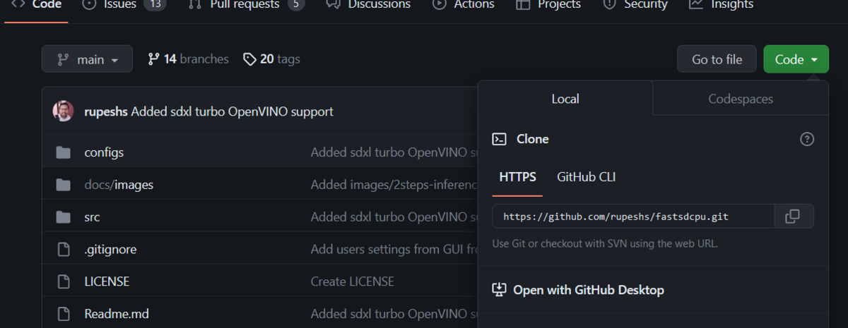 Stable Diffusion FastSD CPU を使ってみる - ncos1のブログ