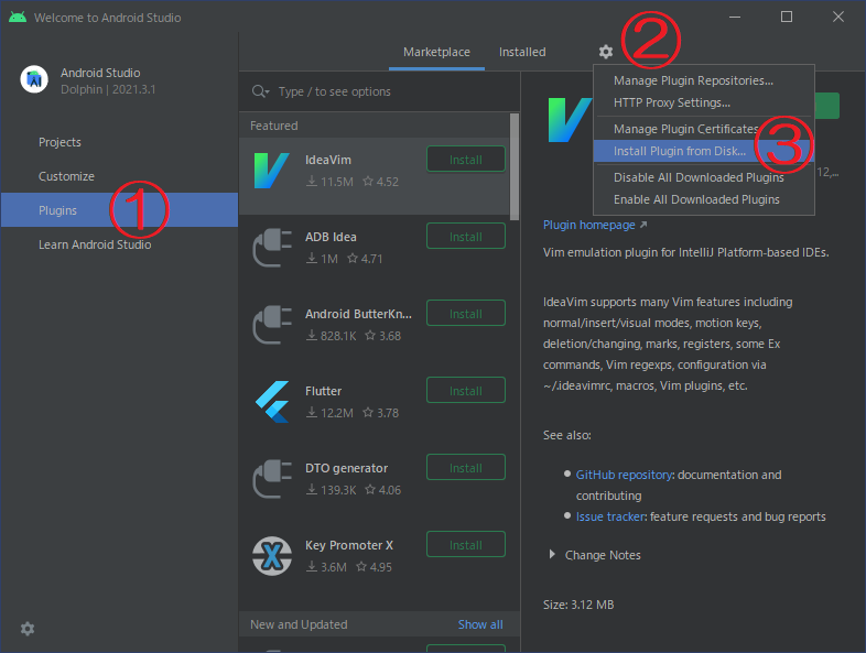【JetBrains】Android Studio Dolphin | 2021.3.1 日本語化【公式プラグイン】 - 365連休