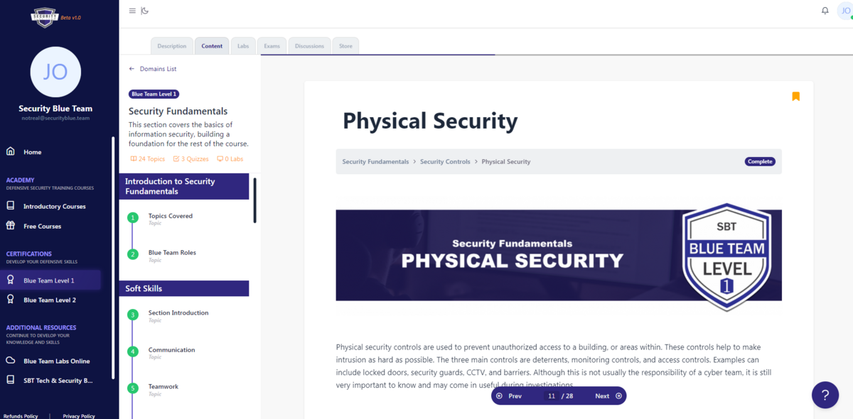 【資格試験】Blue Team Level 1（Junior Security Operations Certification）に合格しまし ...