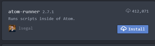 1分で出来る！ターミナルなしで実行するならatom-runnerを使え！ Atomのプラグイン導入方法 - IT雑学