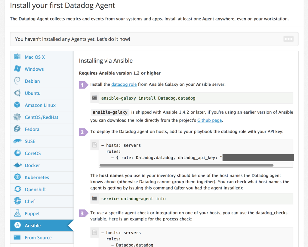 Datadog の導入がめっちゃ楽だった話 - ハトネコエ Web がくしゅうちょう