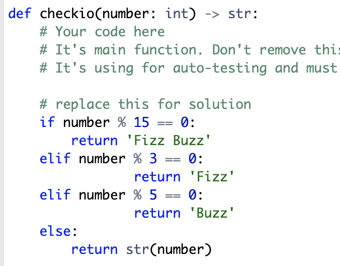 CheckiOの大好きな問題 - netさんのブログラム
