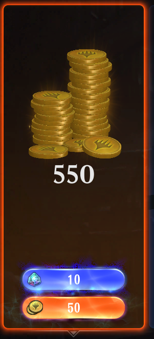 50ゴールドが550ゴールドに！ - net9999’s MTGアリーナ初心者日記