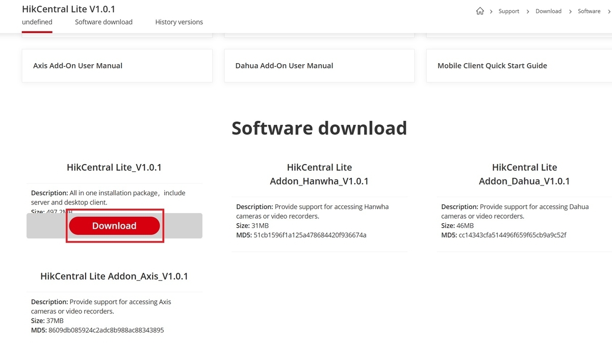 Hik Central Lite V1.0.1をインストールする - ネットワークカメラ推進会