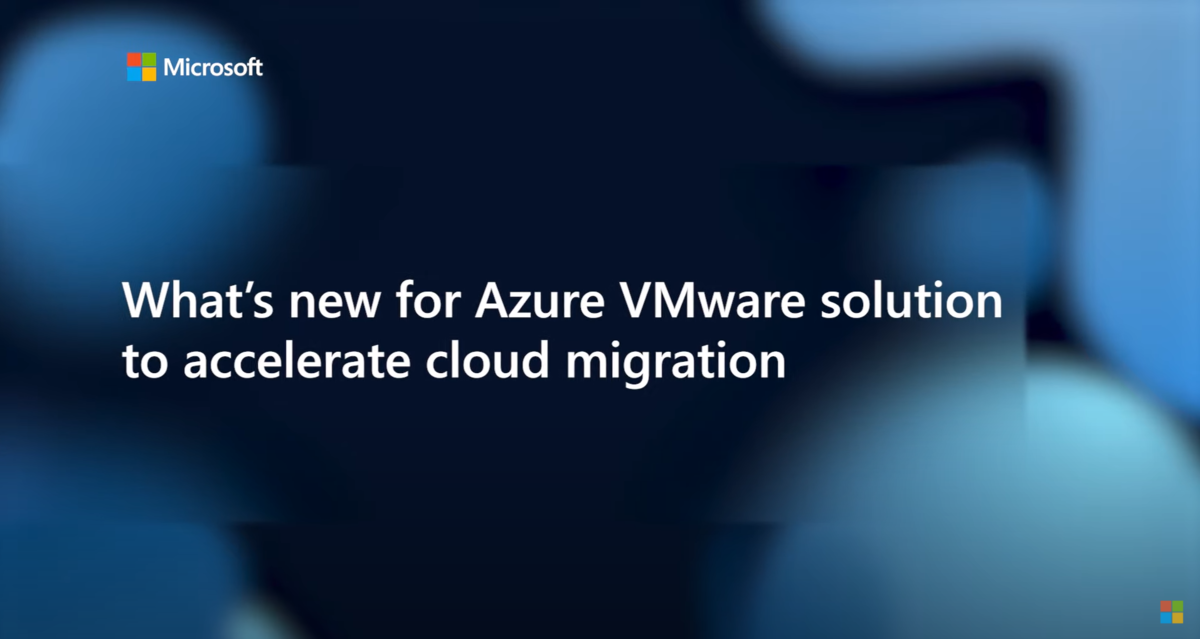 Microsoft Azure VMware Solution 最新情報 from Microsoft Ignite - ネットワールド らぼ