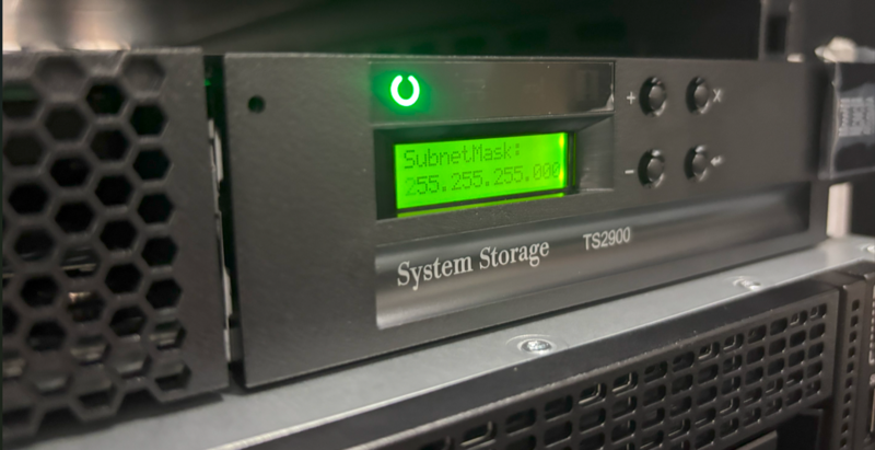 【IBM】テープ装置 TS2900を設定してみた - ネットワールド らぼ