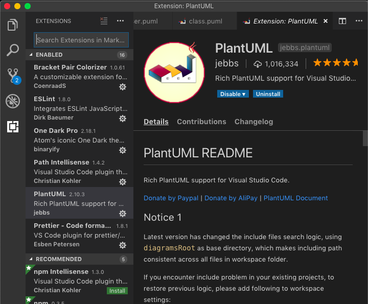 Plantuml visual studio code tutorial - rightweightloss