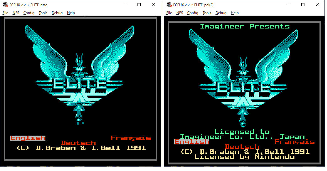 NES版「ELITE（エリート）」 - takuya matsubara blog