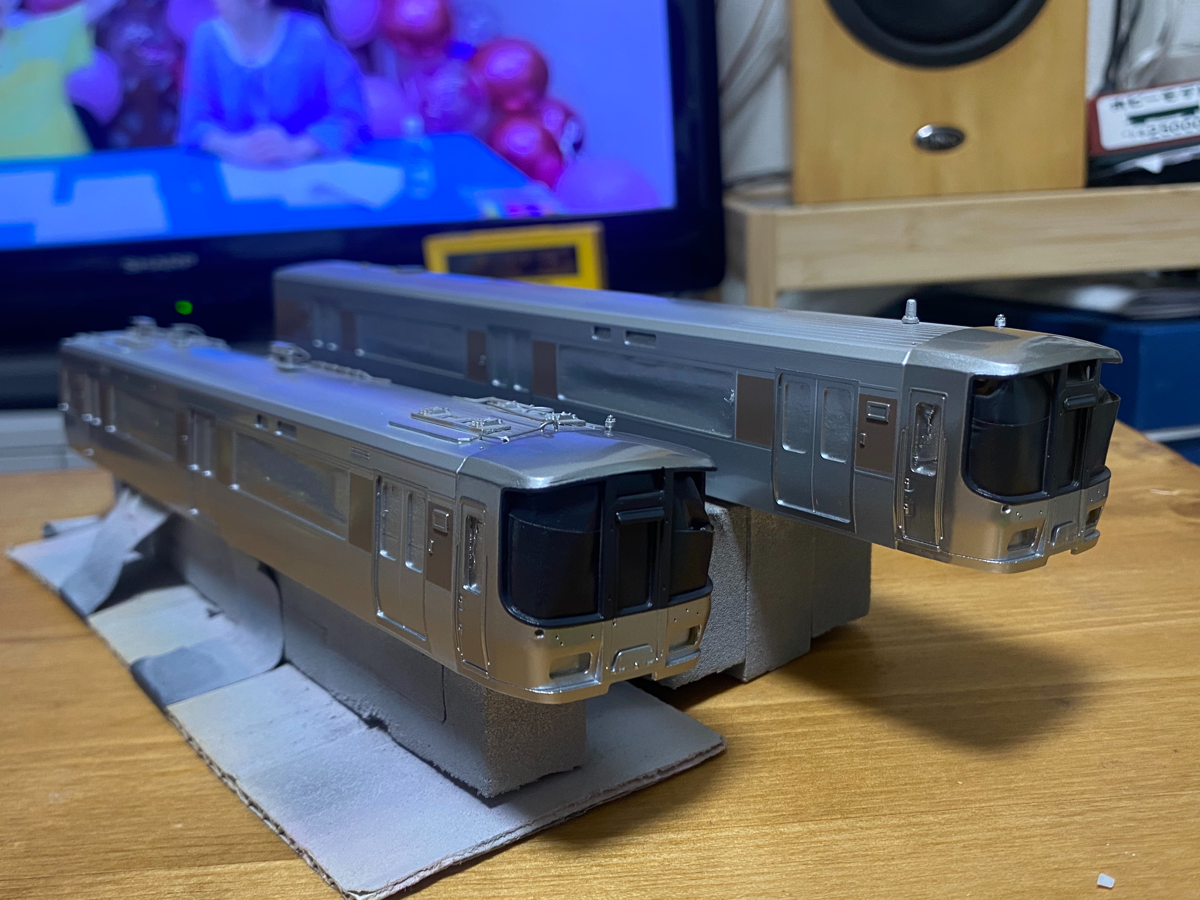 16番 Tabuchi Train Models 223系5500番台キットをリメイクする② - 逢田のブログ