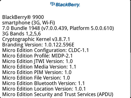 BlackBerry Bold 9900 Official OS （v7.0.0.439） - nikaToMoBB’s diary