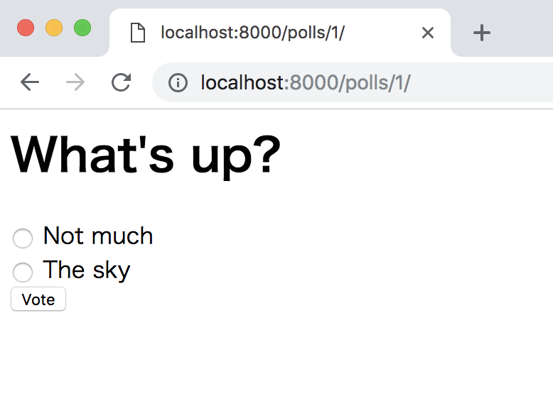 イベントレポート | 第92回 #pyhack にてDjango投票アプリチュートリアルを進めました - nikkie-ftnextの日記