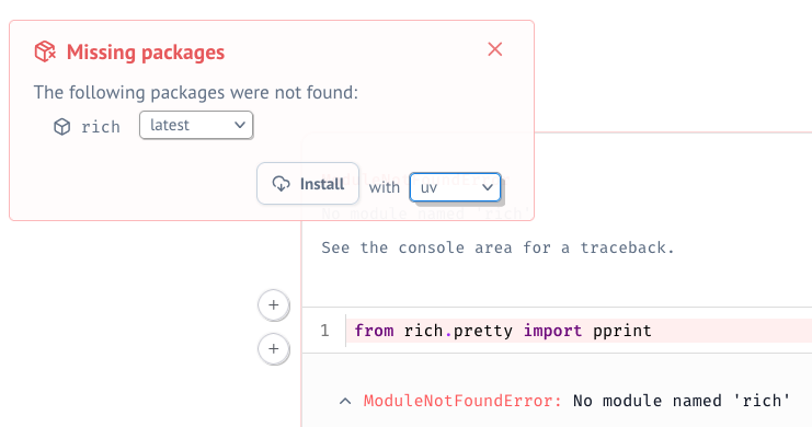 Jupyter notebook 代替として頭角を表してきた marimo を触る 〜inline script metadata もサポートと聞いて〜 - nikkie-ftnextの日記