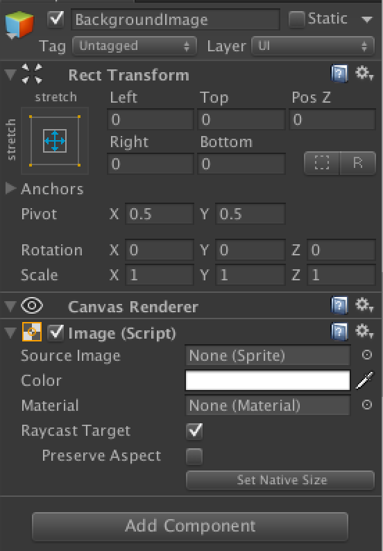 【Unity】Unity 5.2.1 の uGUI で Source Image がない Image の表示がおかしくなる件 - NinaLabo