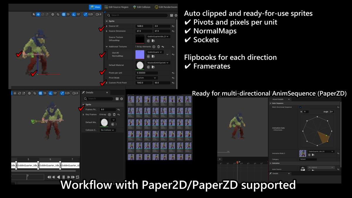 AnimToSprite Manual -Workflow with Paper2D and PaperZD- - Graphics Programming Playground
