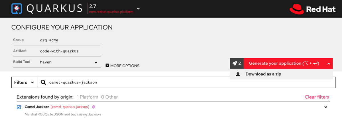 Camel Extensions for Quarkus と Camel K の入門 - 赤帽エンジニアブログ
