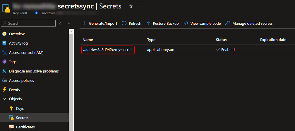 【AP Tech Blog Week】Secrets Sync を使って HashiCorp Vault のシークレットを Azure Key Vault と GitHub に同期する ...