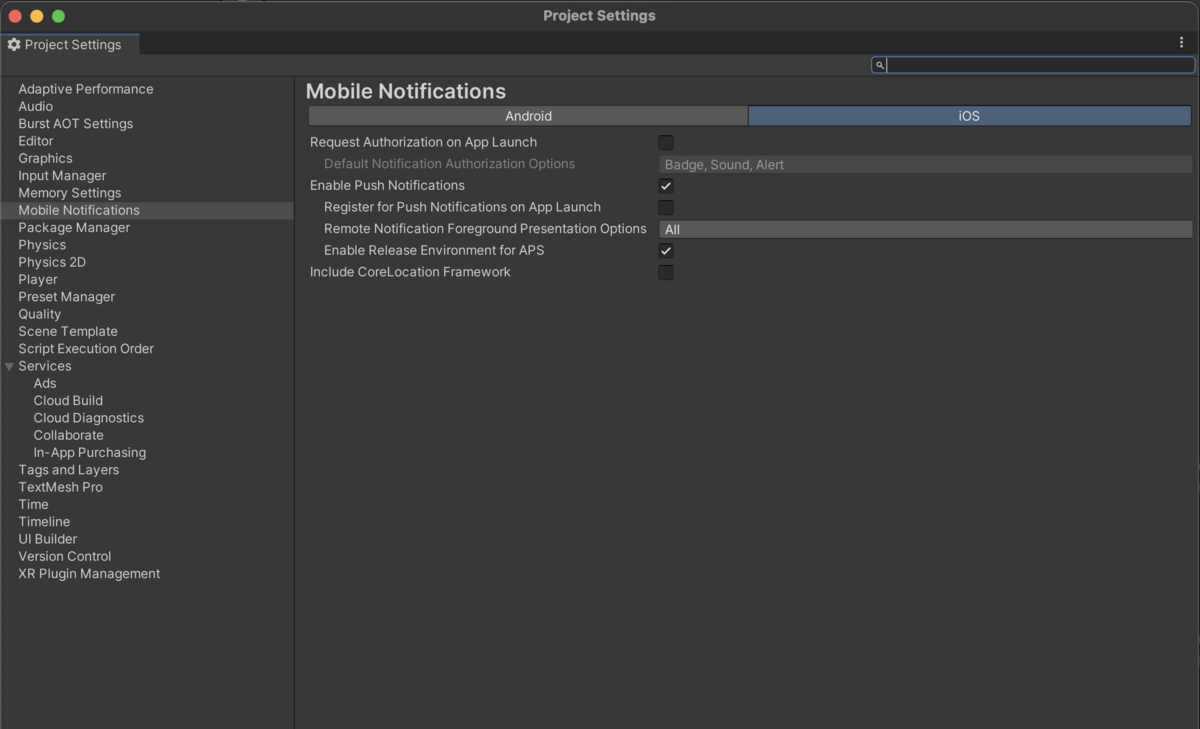 【iOS】プッシュ通知の許可ダイアログを任意のタイミングで出す方法に関するメモ（Unity） - AppSeedのアプリ開発ブログ