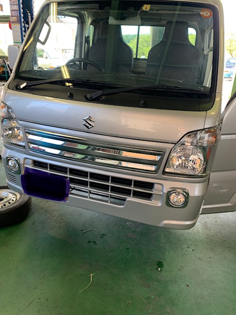 スーパーキャリーDA16 エアコンフィルター点検 - 気ままなﾊﾞｲｸ生活