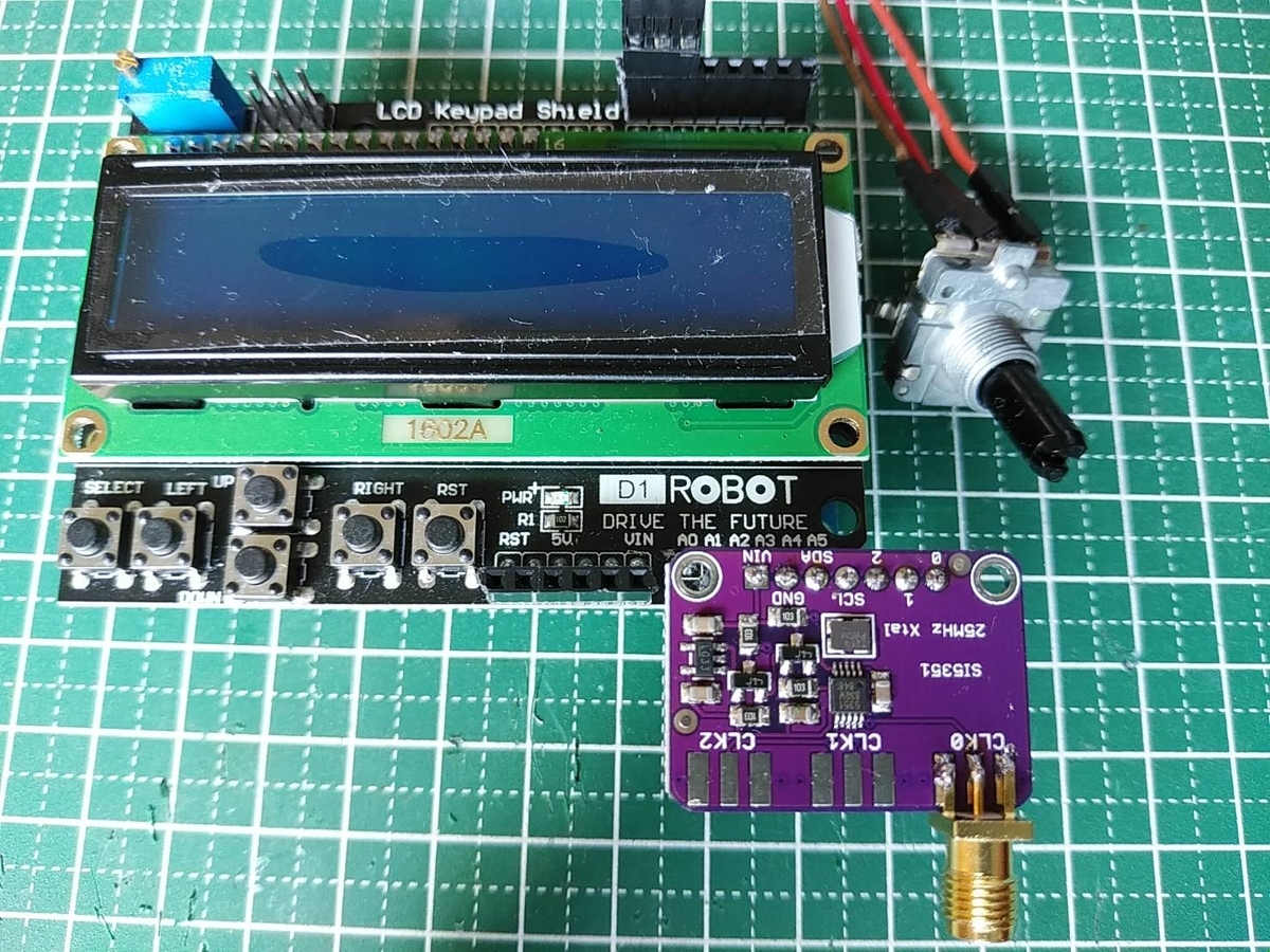 Arduino+Si5351aで実験用周波数源を作ります I assembles local oscilator source by ...