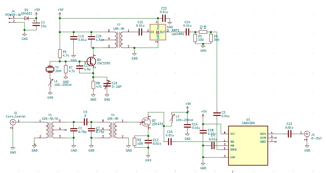 Si4732基板を買いました その4 I bought Si4732 kit. part 4 Filter→LNA→Mixer@crystal ...