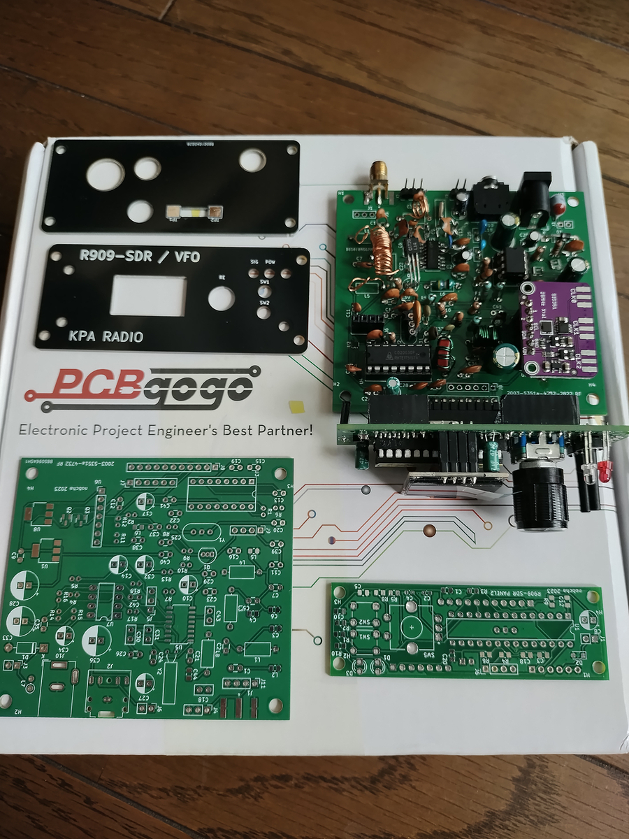 R909-DSP1＆2 is an air band receiver assembled with Si4732, Si5351a, and ...