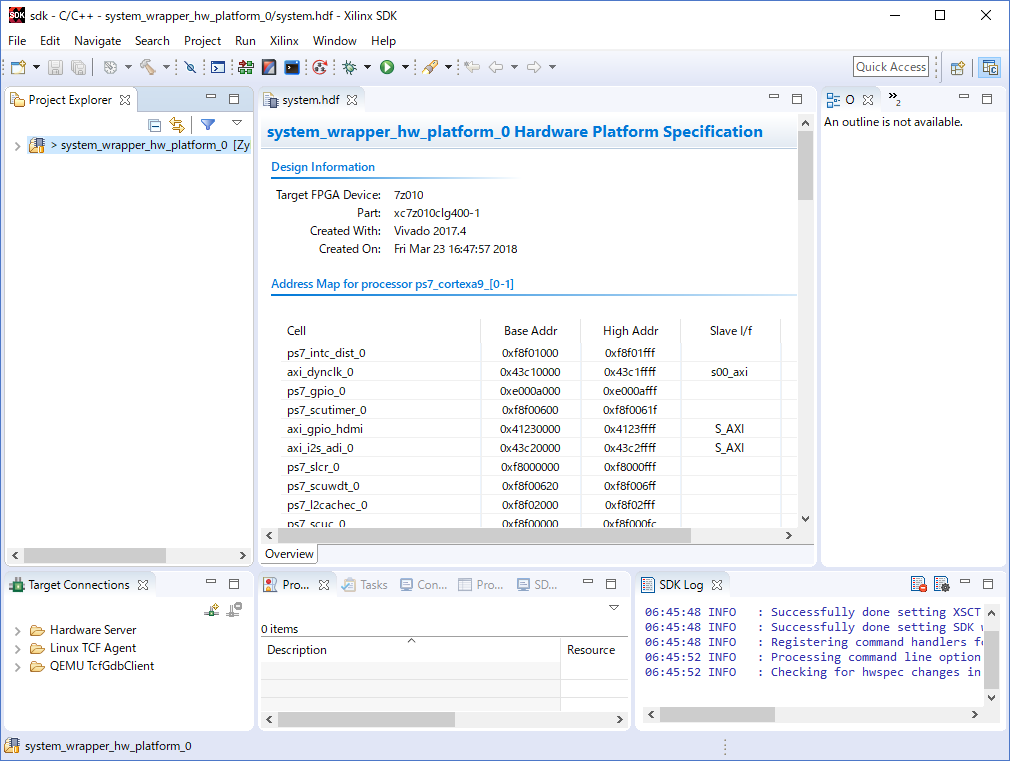ZYBOを進める - 9. Xilinx SDKで試しのプログラム - 勉強しないとな～blog