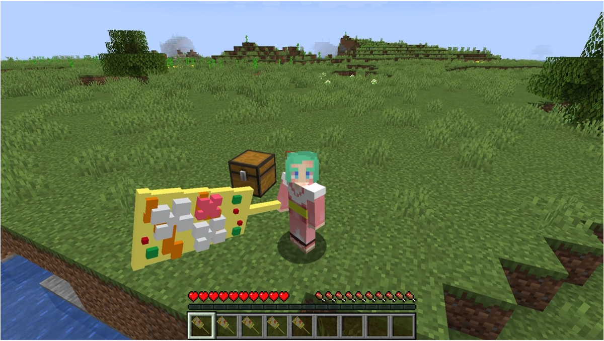 【マインクラフト】究極の羽子板作ったった【自作MOD】 - nomurabbitのブログ