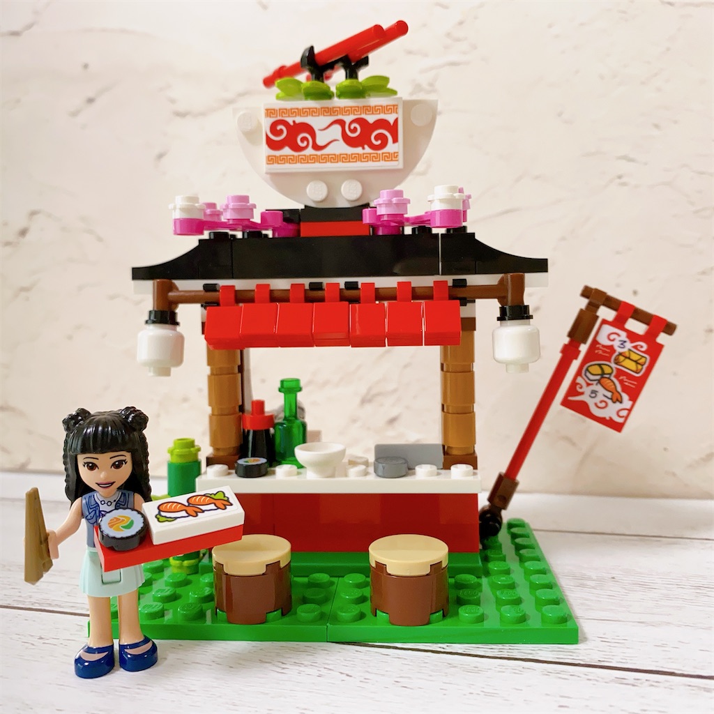 レゴフレンズ フードトラックマーケット #41701をちょこっとアレンジ♪ - レゴ遊び