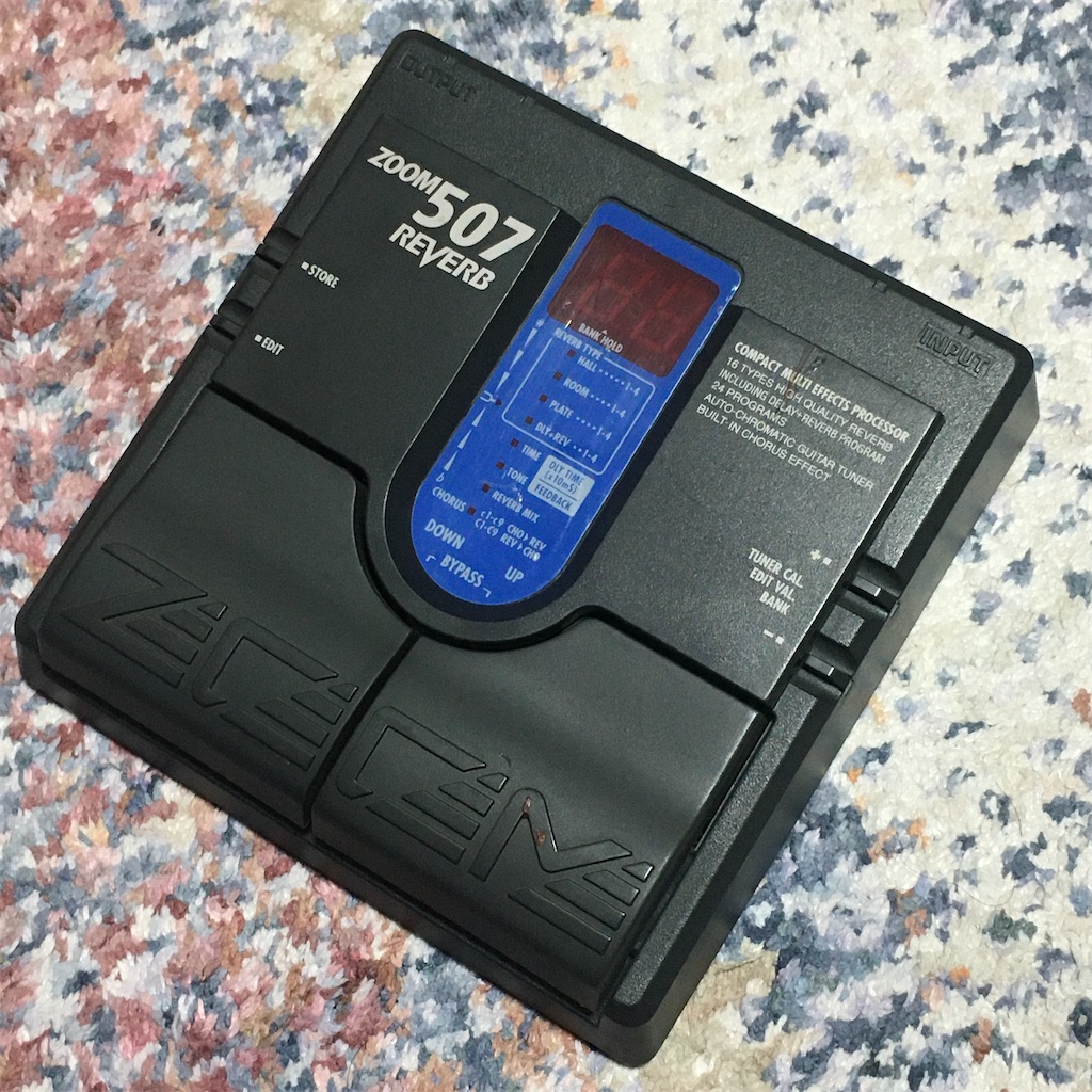 ZOOM / 507 REVERB レビュー - エフェクターレビューとメモ