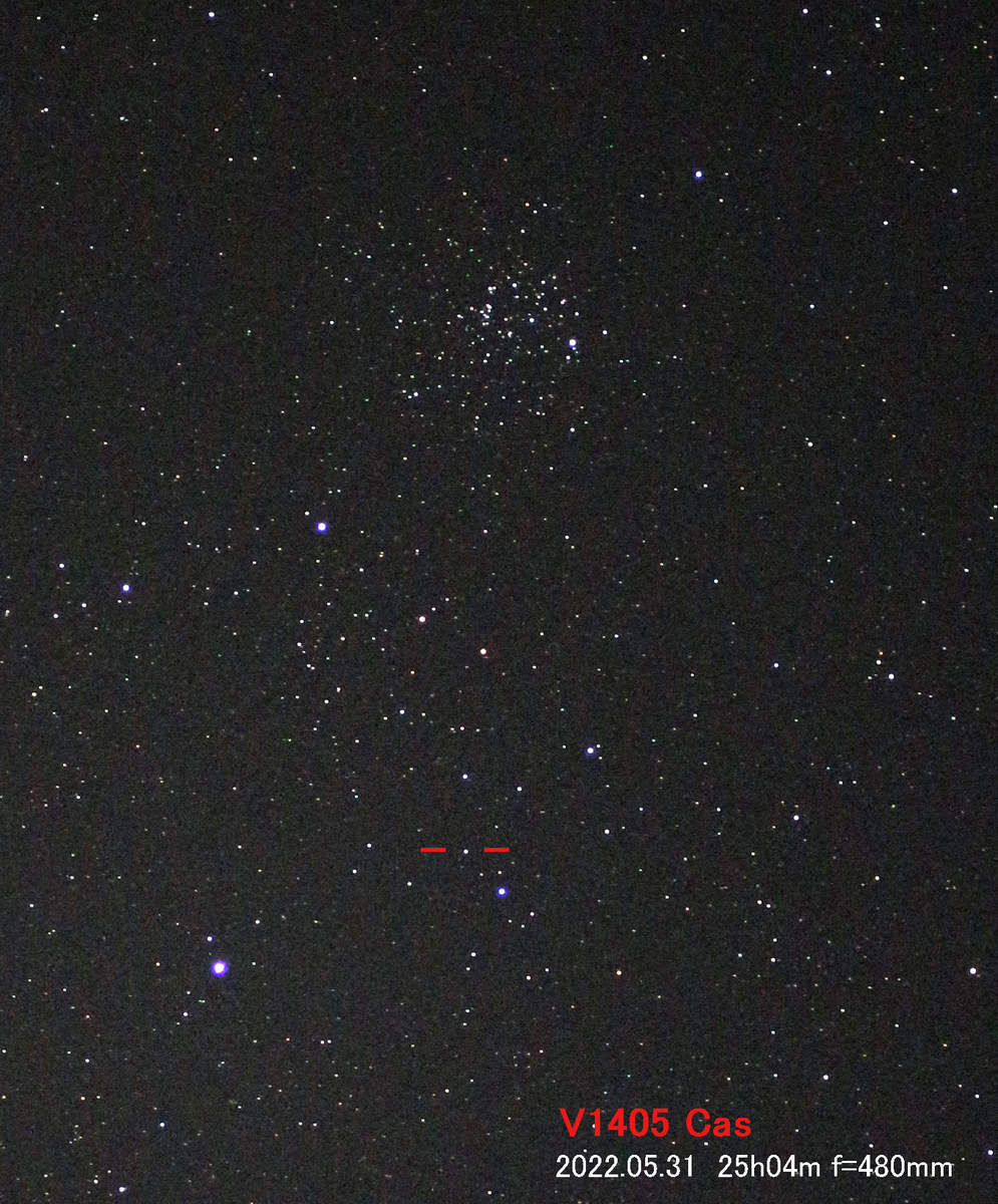 【最近のカシオペア座新星 V1405 Cas】 - novaaql1993’s blog