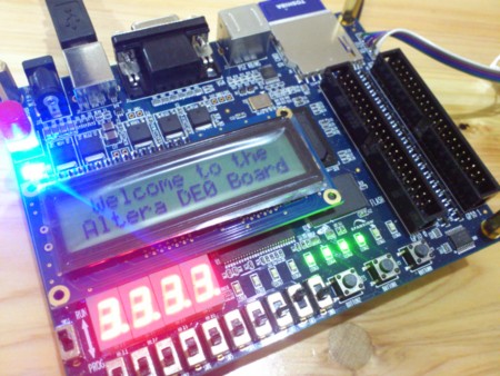 DE0にLCDを半田づけしてFPGAで制御する - きしだのHatena