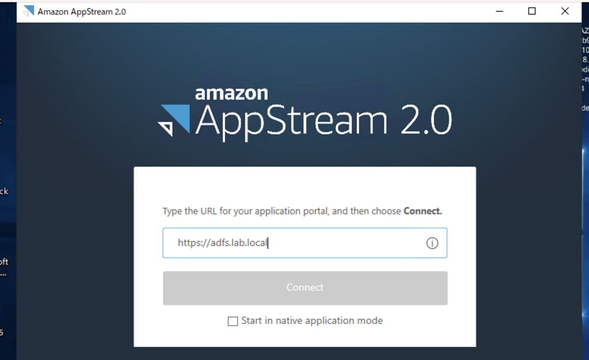 AppStreamクライアントでADFSのURLにログインする方法 - nozaki takahiroのテックブログ
