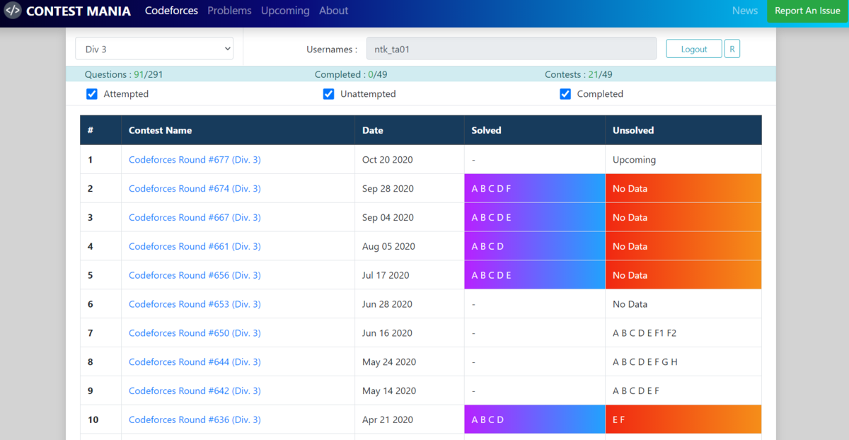 AtCoder水色になりました！ - ntk log ntk